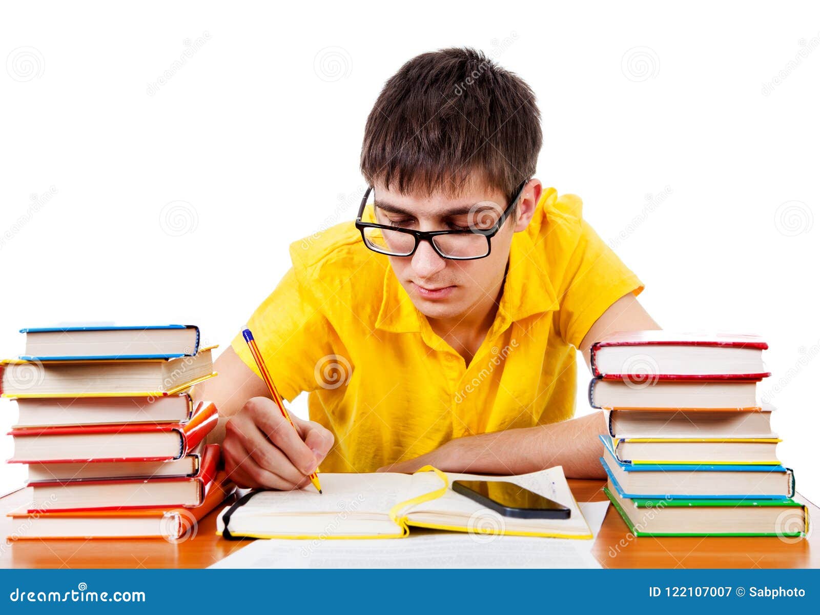 Student is writing stock image. Image of examination - 122107007
