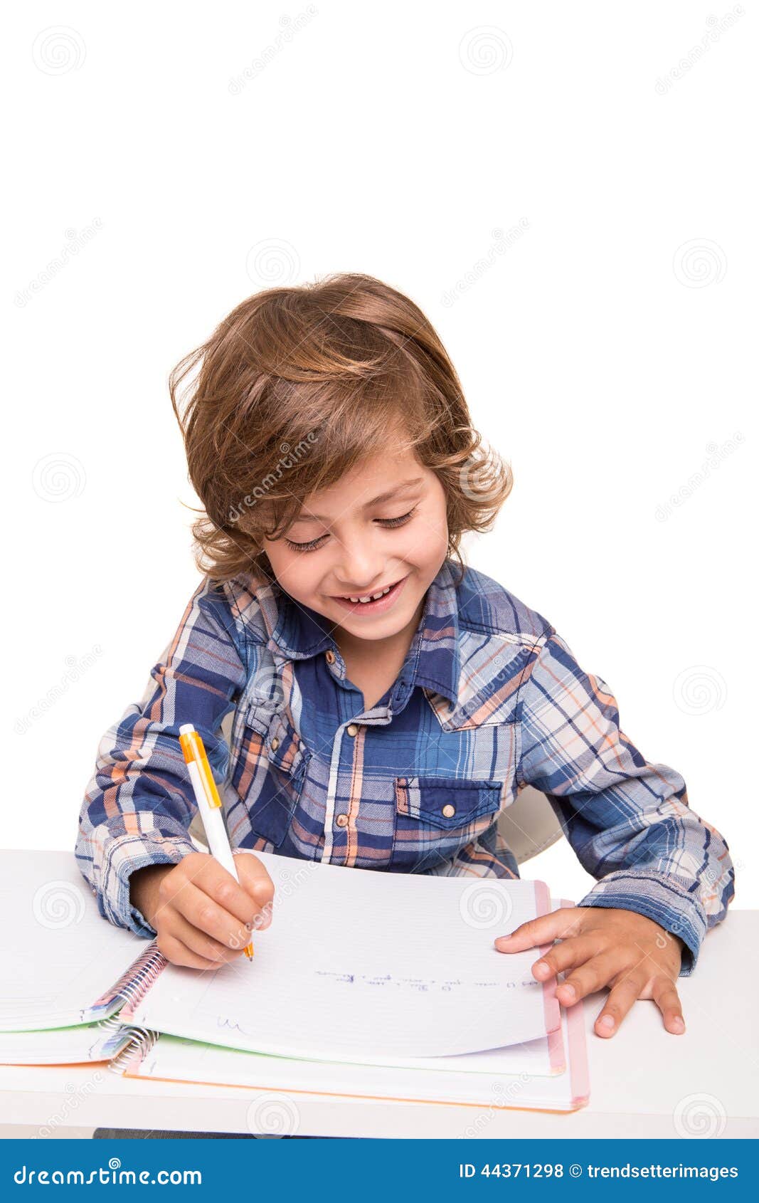 Student writting stock photo. Image of caucasian, education - 44371298