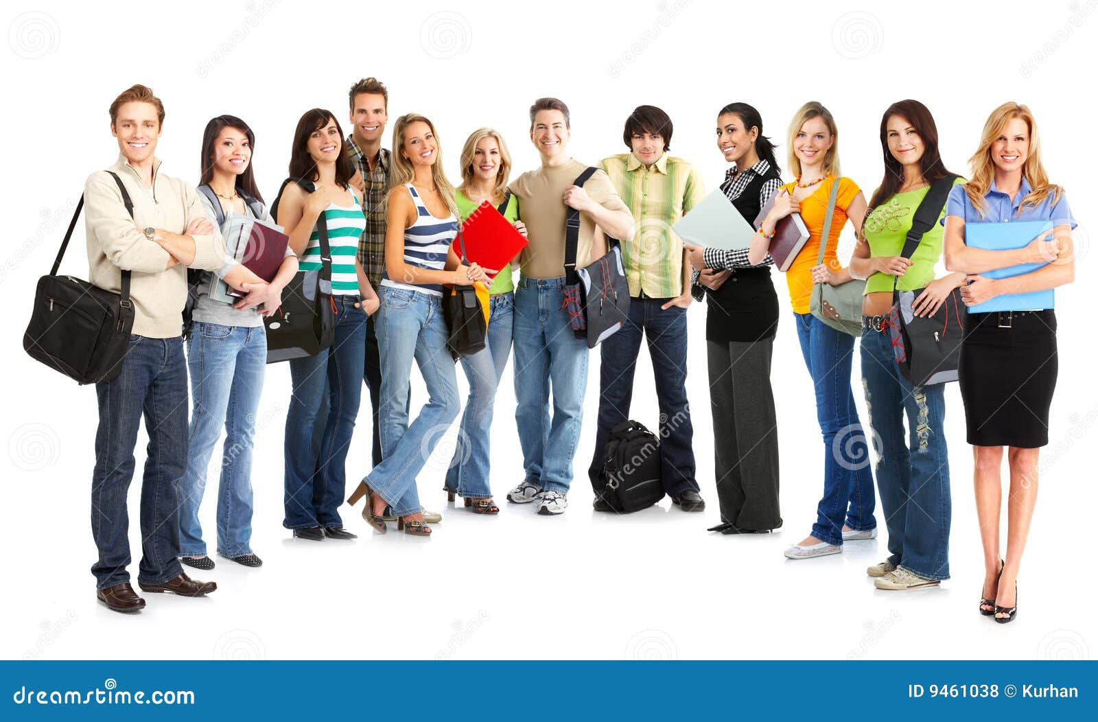 Studenten stock foto. Image of studie, graduatie, groep - 9461038