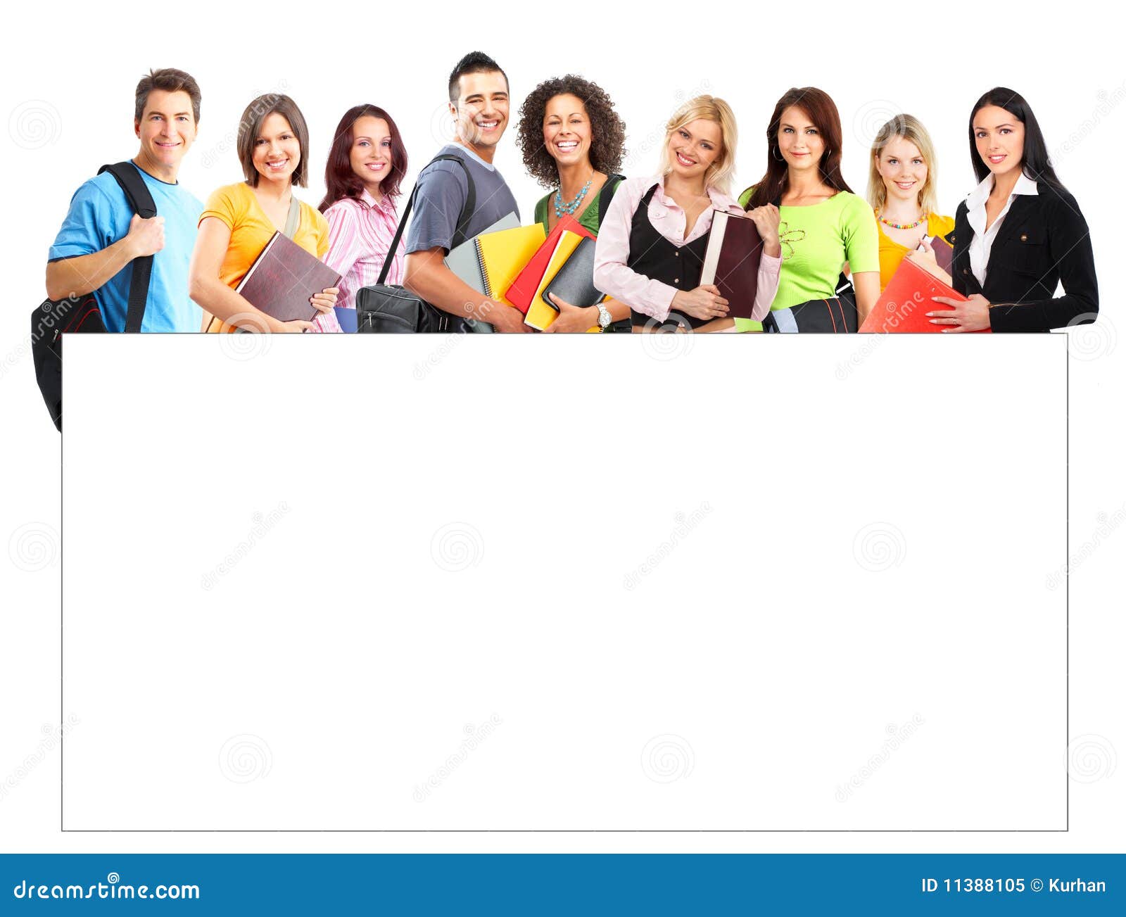 Students stock image. Image of admission, large, placard - 11388105