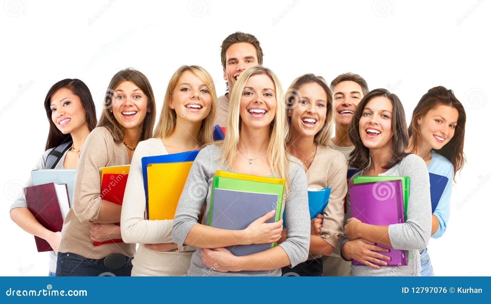 Students stock photo. Image of class, isolate, university - 12797076
