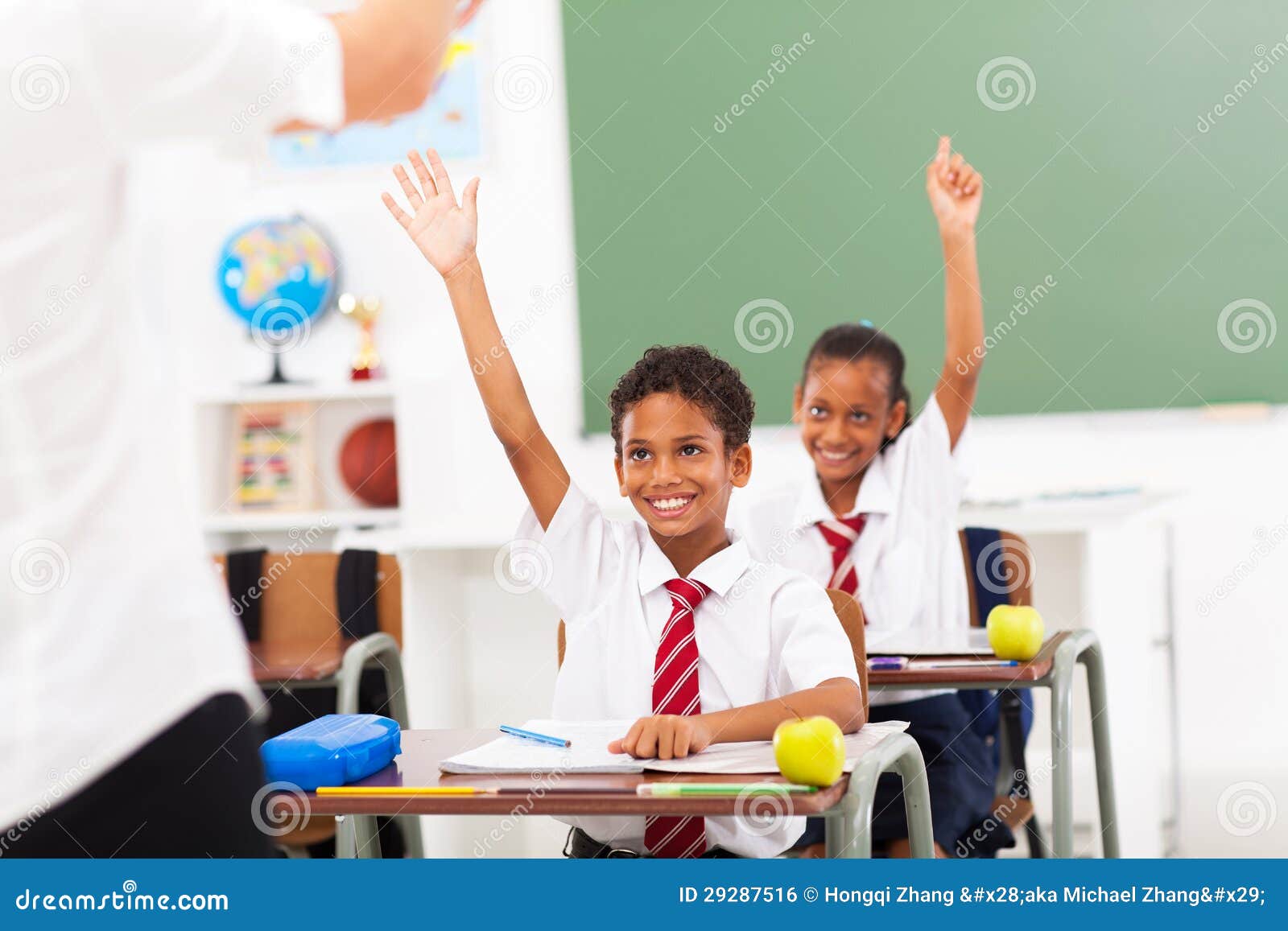 Students arms up stock photo. Image of learner, arms - 29287516