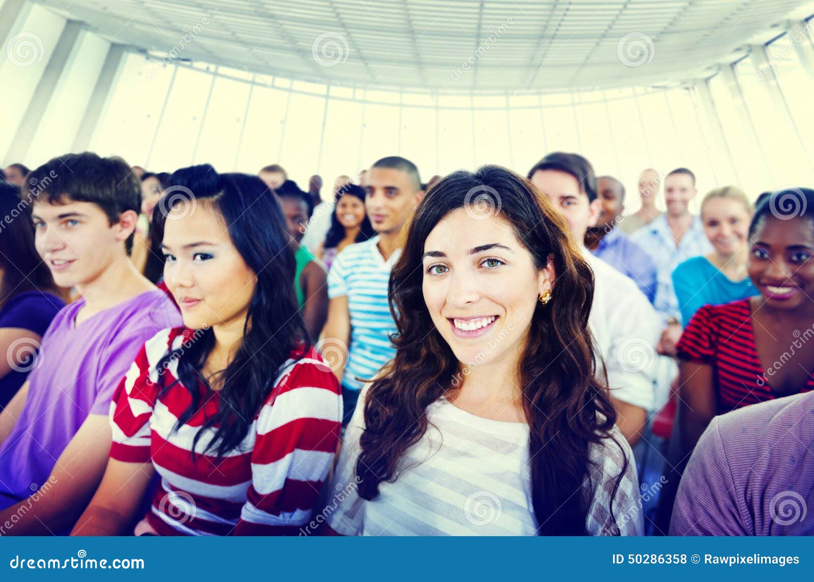 Students Audience Seminar Listening Conference Gathering Concept Stock ...