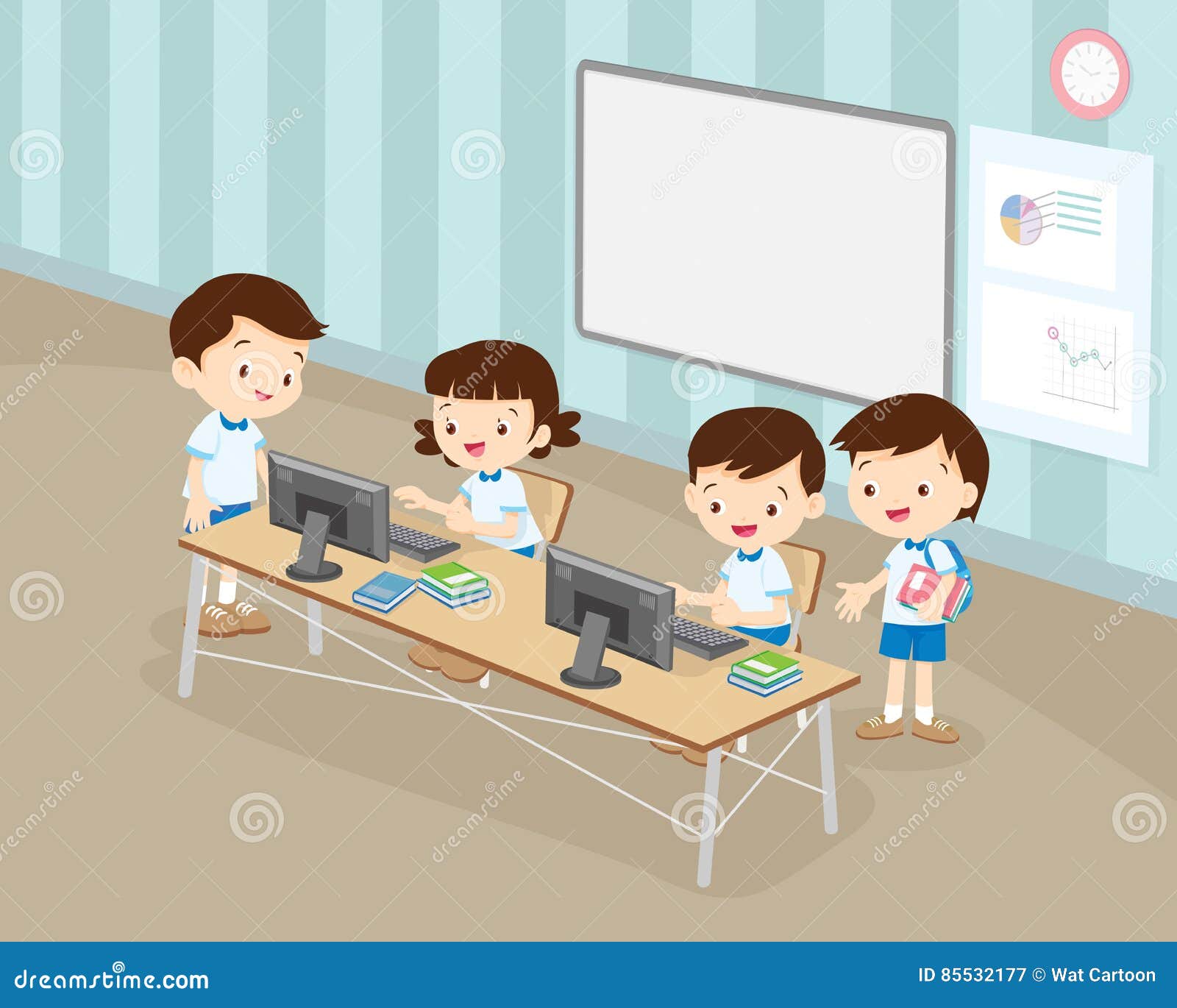 Academic Computer Cartoon