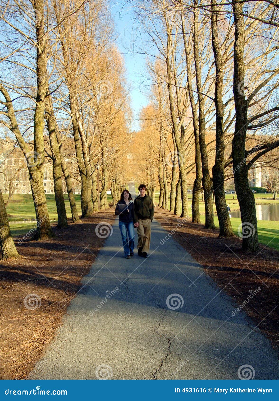 Students on campus stock photo. Image of love, cute, outdoors - 4931616