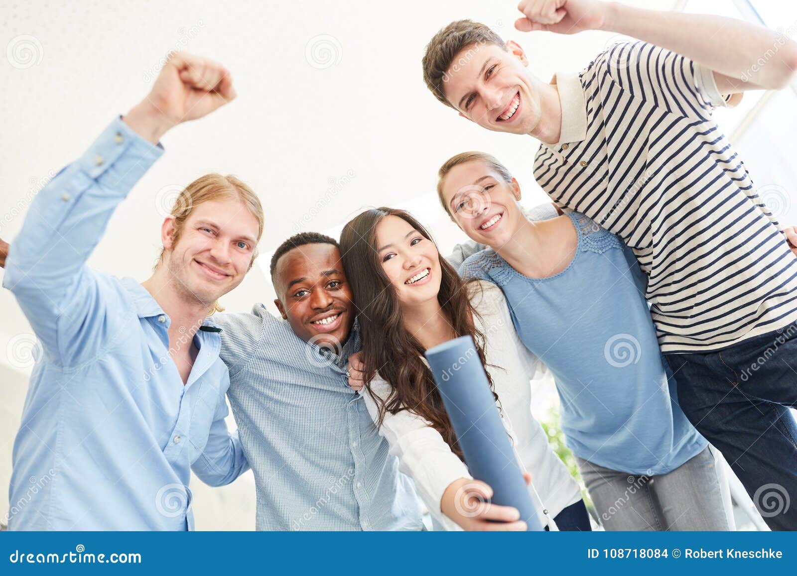 Students Celebration on Successful Completion Stock Photo - Image of ...