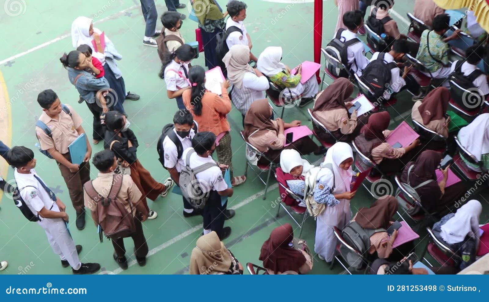 Students in Central Java Indonesia Enrolling in a Vocational High ...