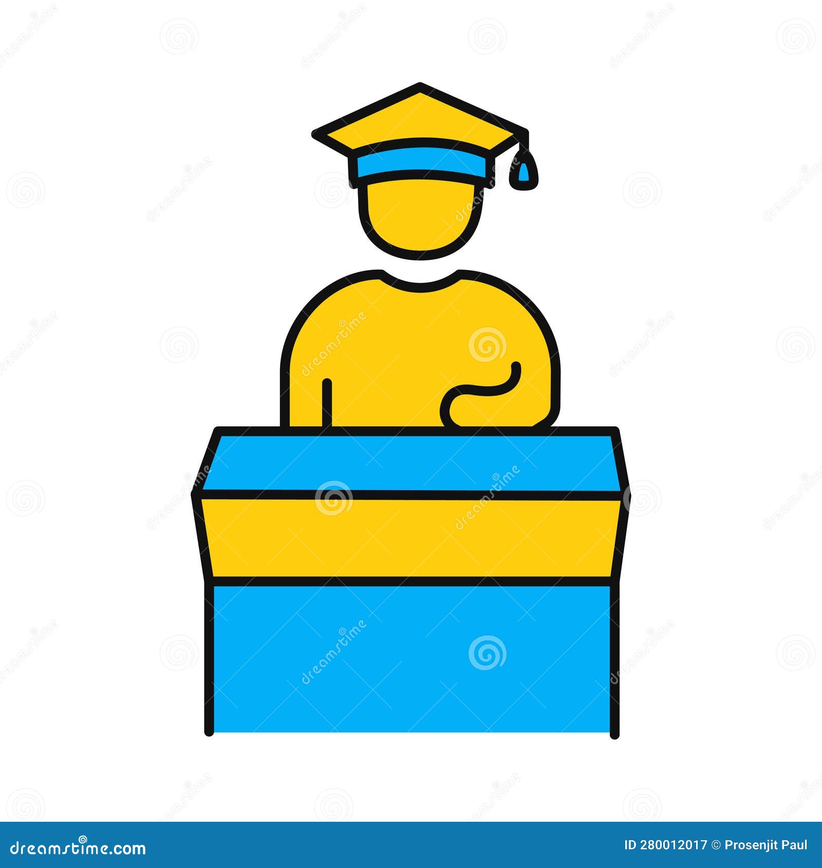 Students, Certificate, Certificate Ceremony Icon Stock Vector ...