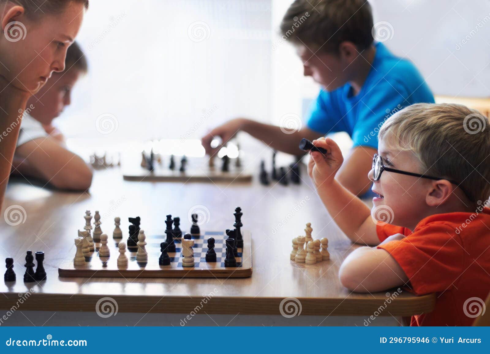 Students, Chess and Playing in a Classroom, Conversation and Thinking ...