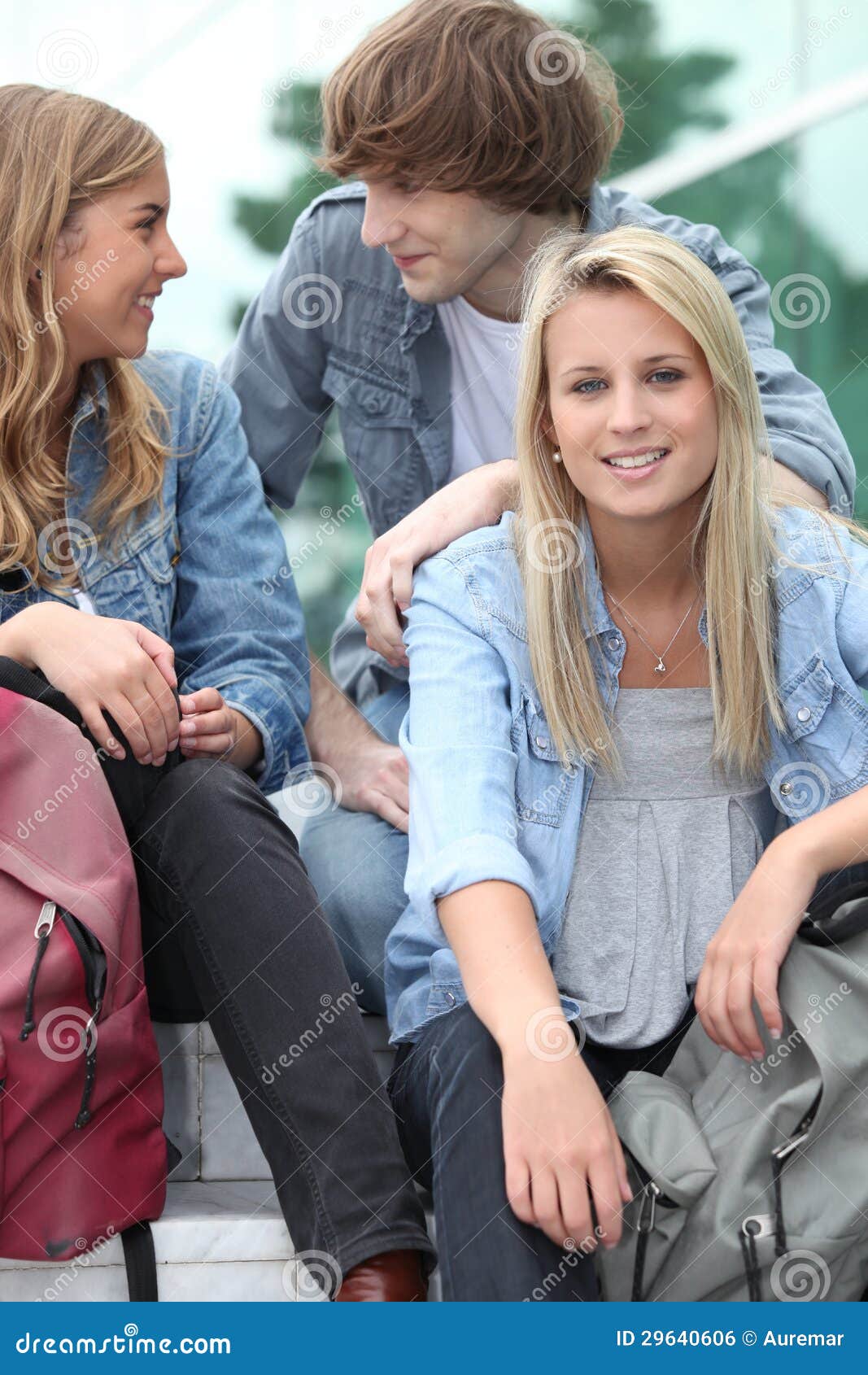 Students chilling out stock photo. Image of university - 29640606