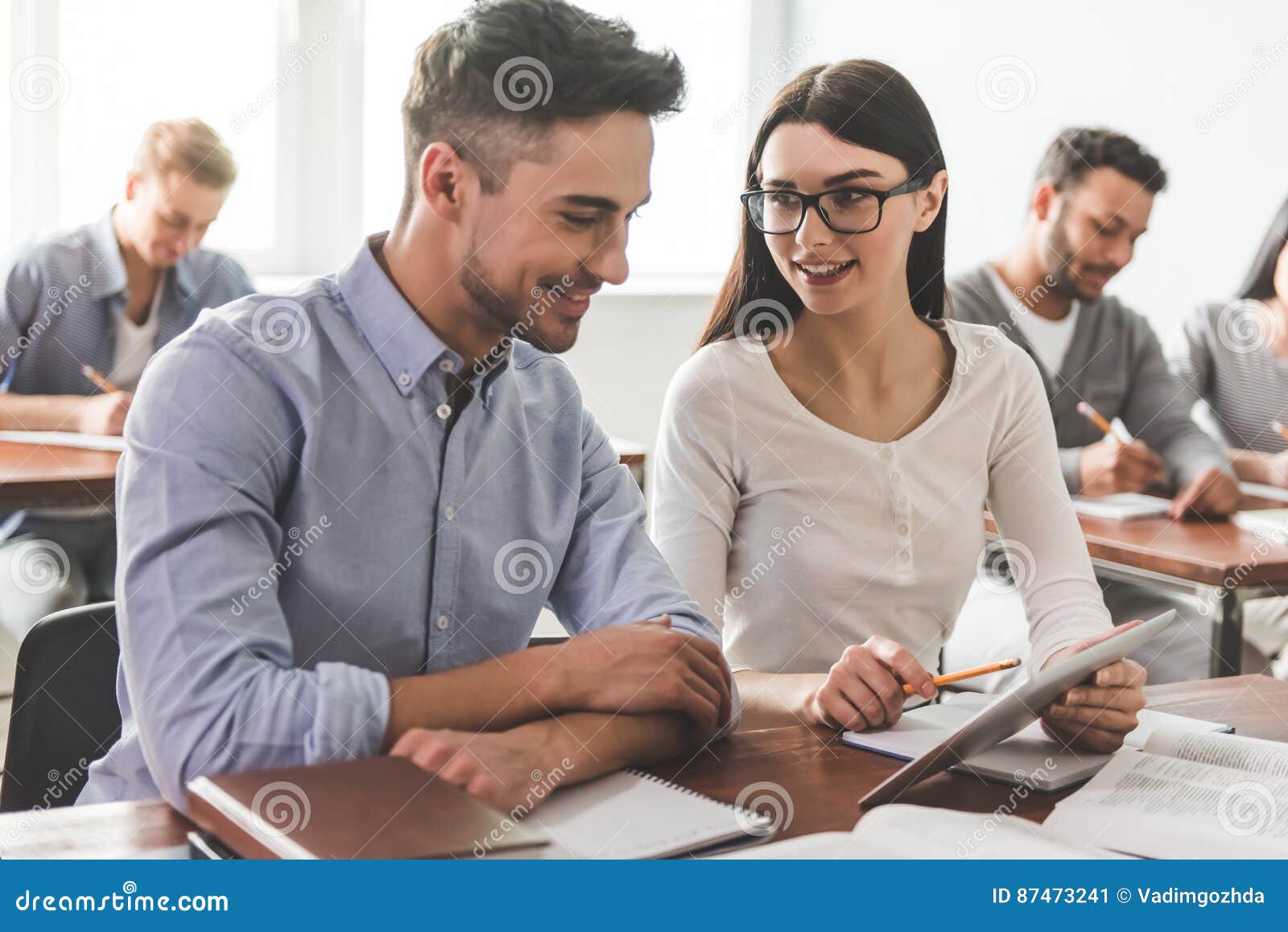 Students during the class stock image. Image of knowledge - 87473241