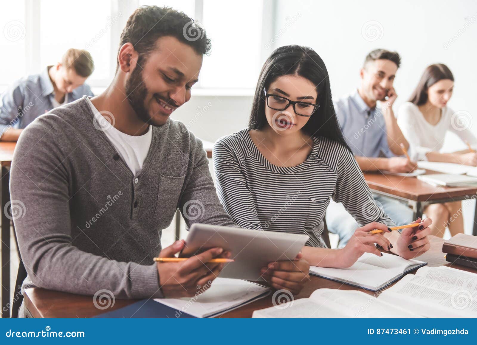 Students during the class stock image. Image of lifestyle - 87473461