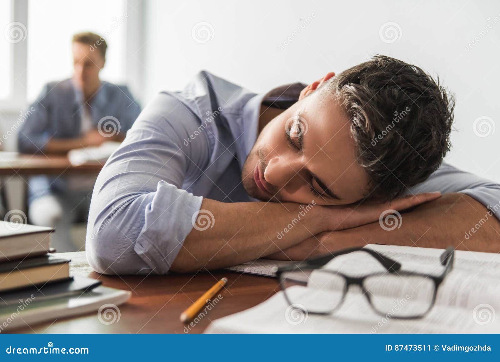 Students during the class stock image. Image of boring - 87473511