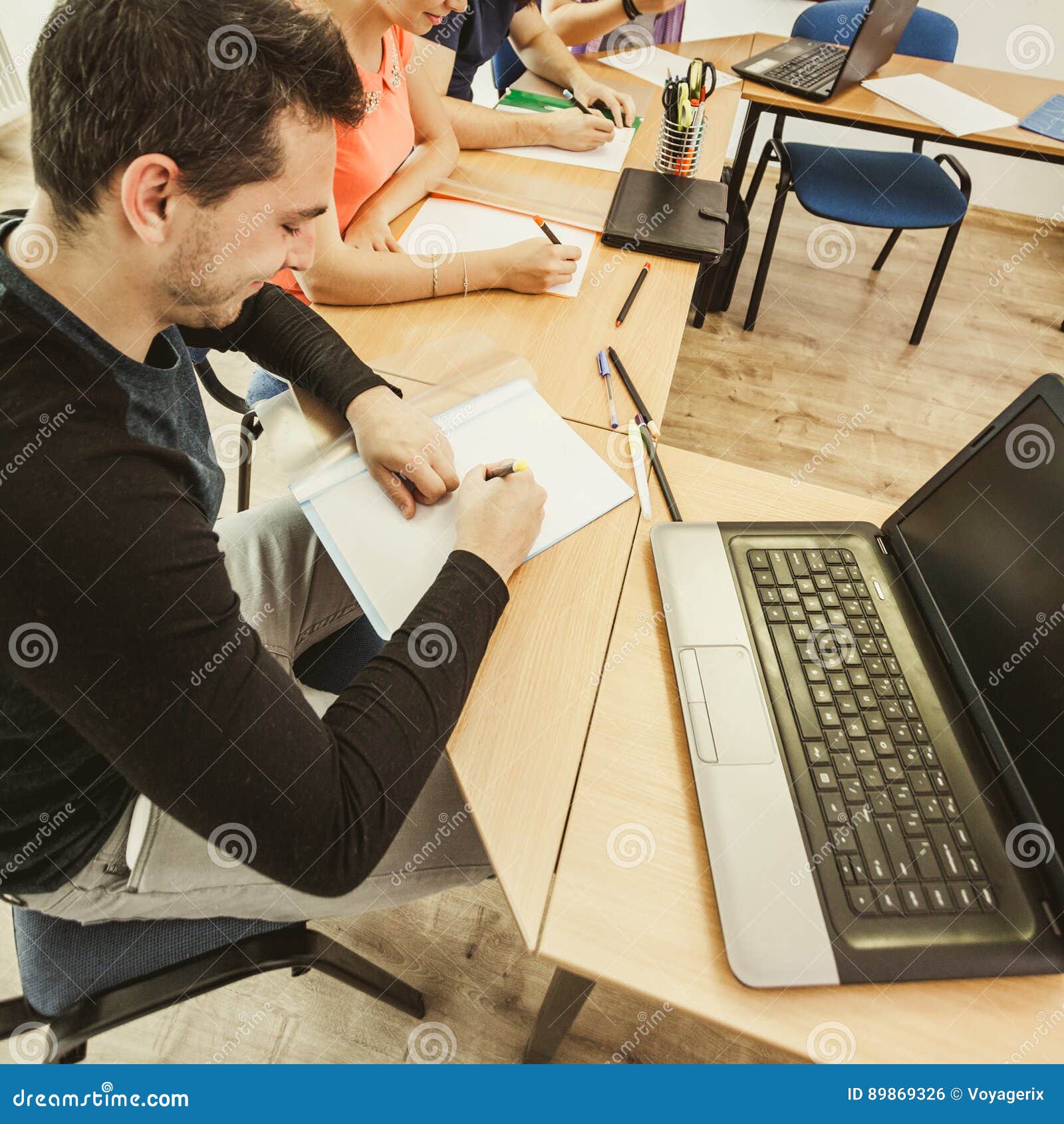 Students in Classroom during the Break Stock Photo - Image of schooling ...