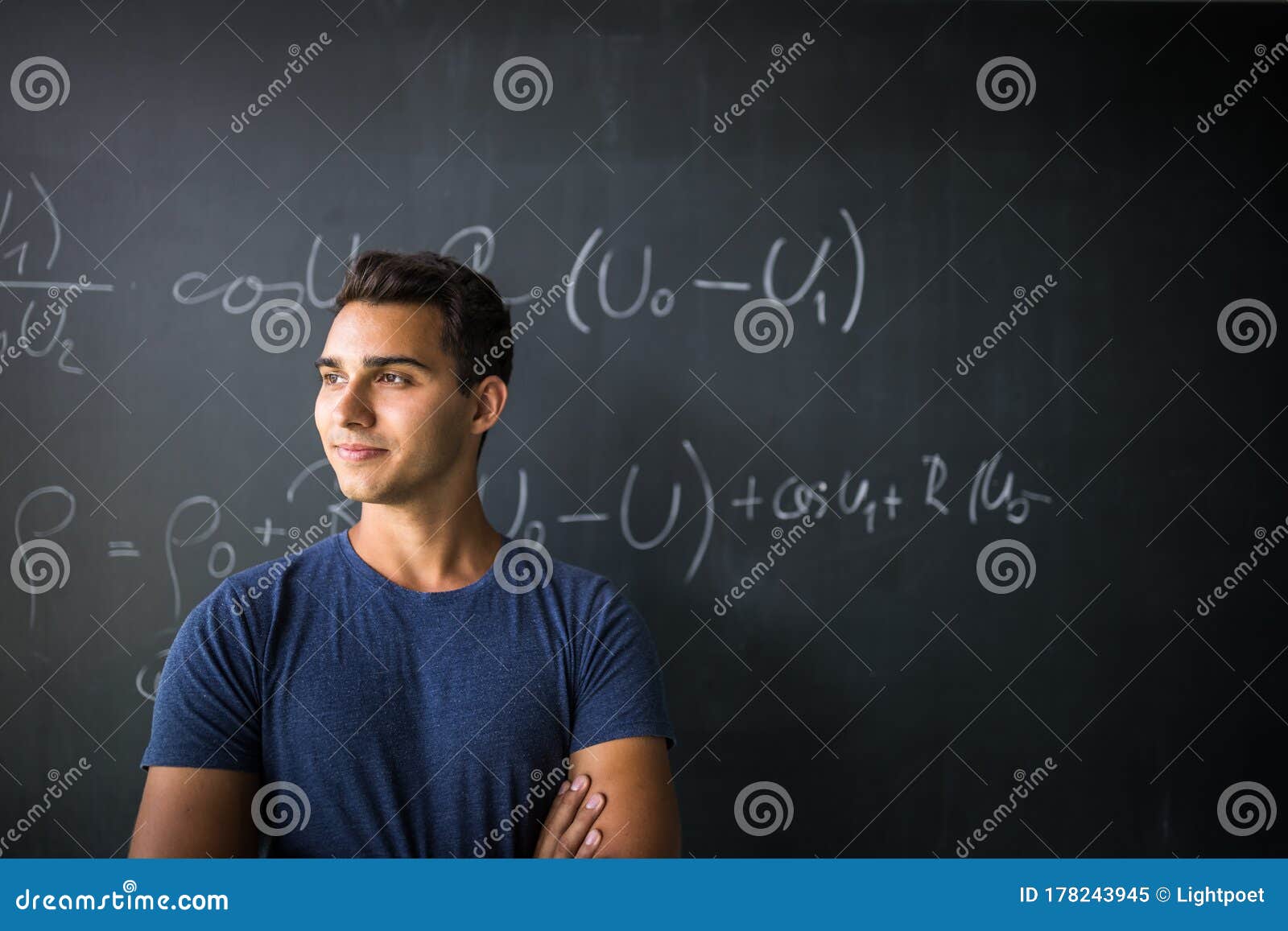 Students in a classroom stock image. Image of book, education - 178243945