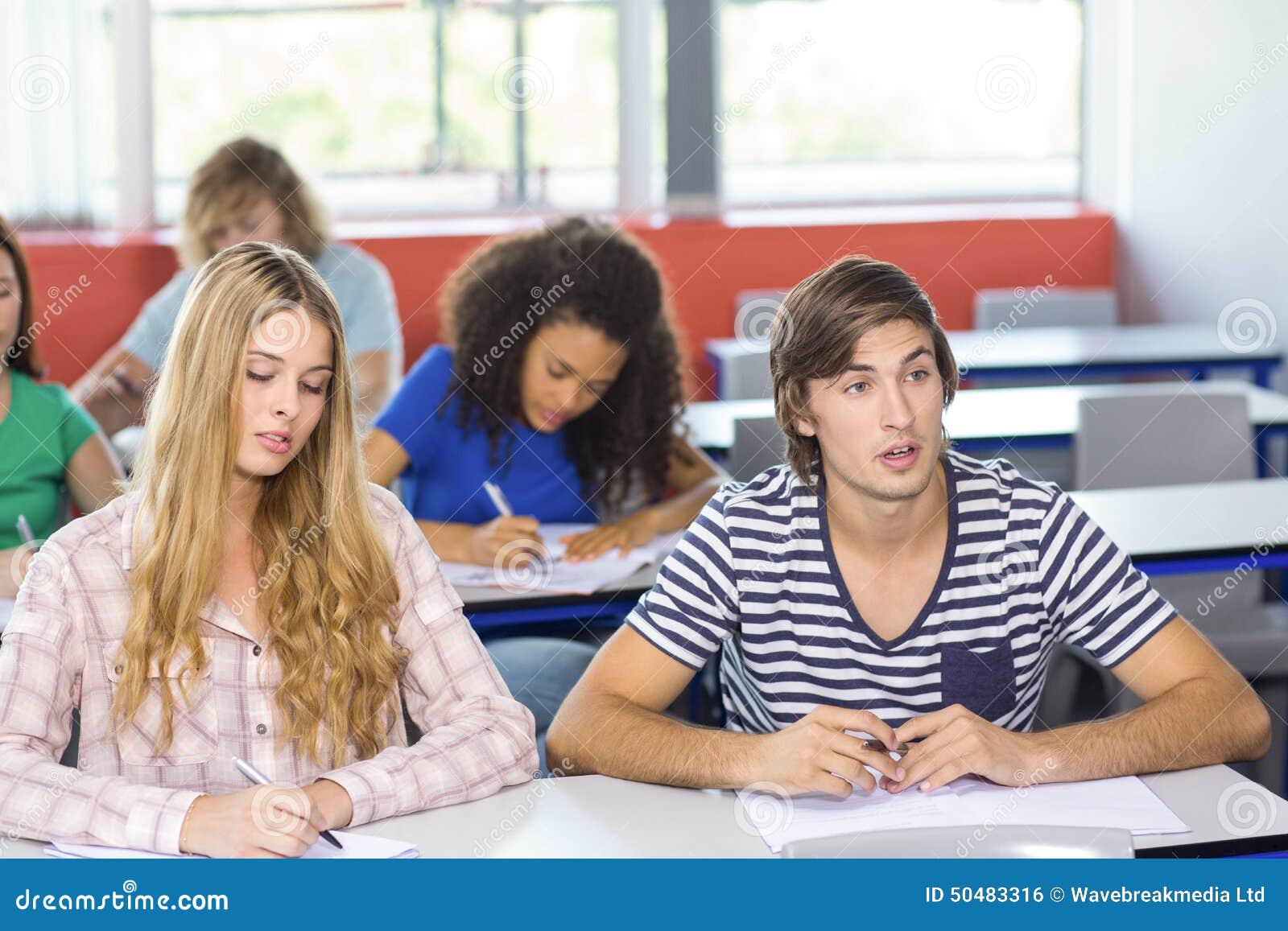Students in classroom stock photo. Image of higher, caucasian - 50483316