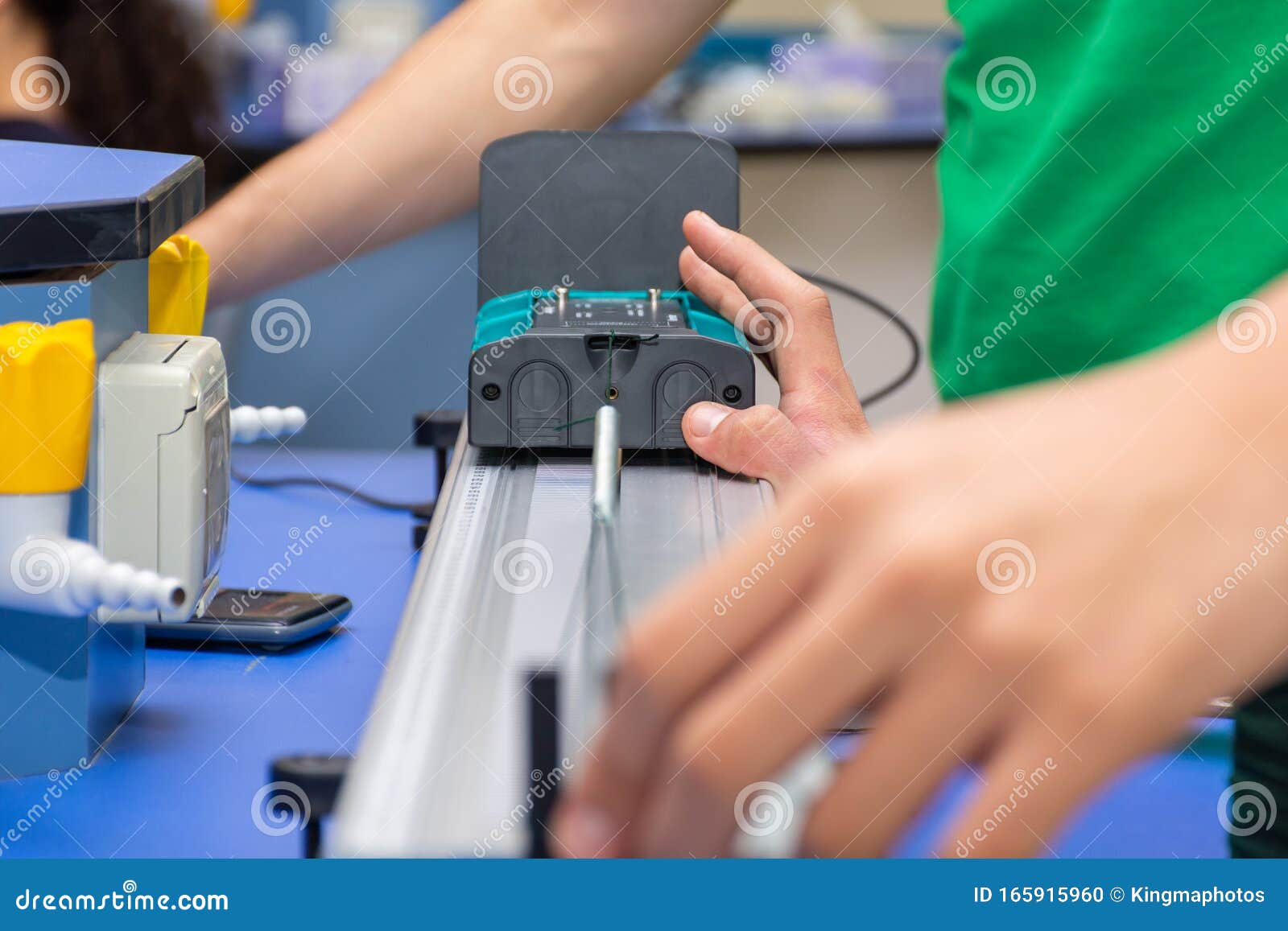 Students Conduct an Educational Physics Experiement with Frictionless ...