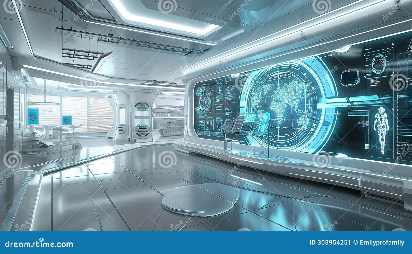 Students in Cutting-edge Medical Simulation Lab Using Glowing Virtual ...