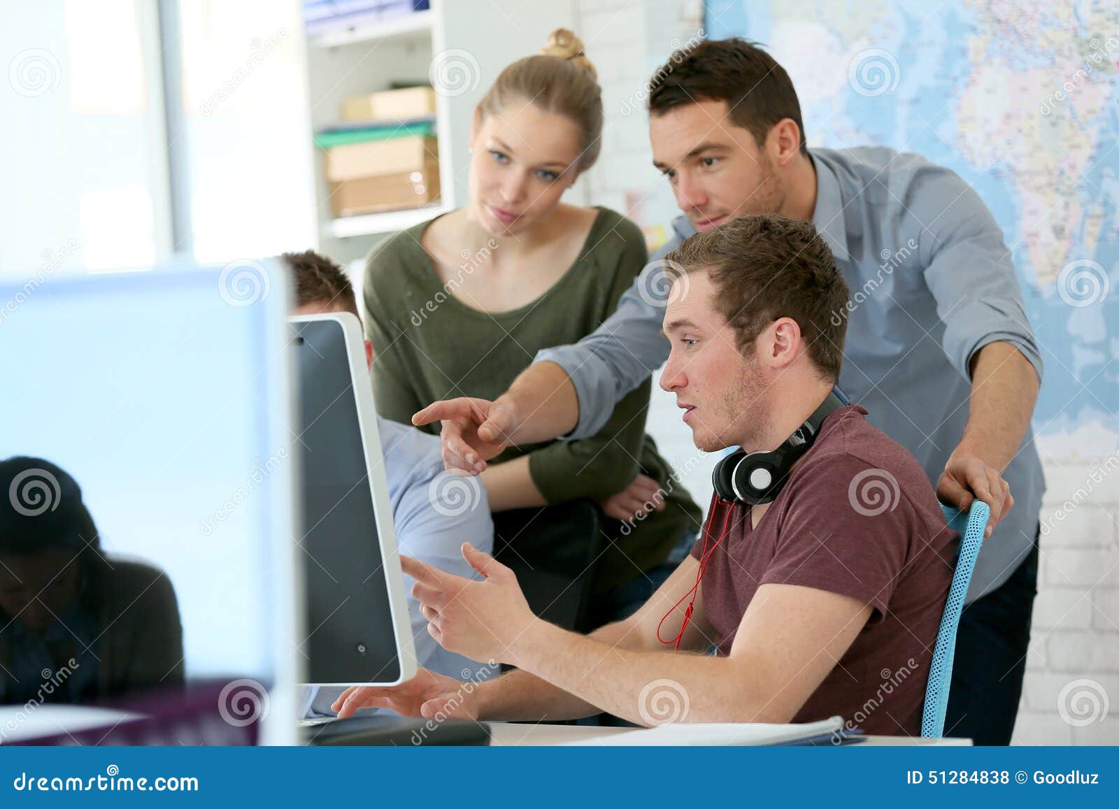 Students of Digital Design in Training Course Stock Photo - Image of ...