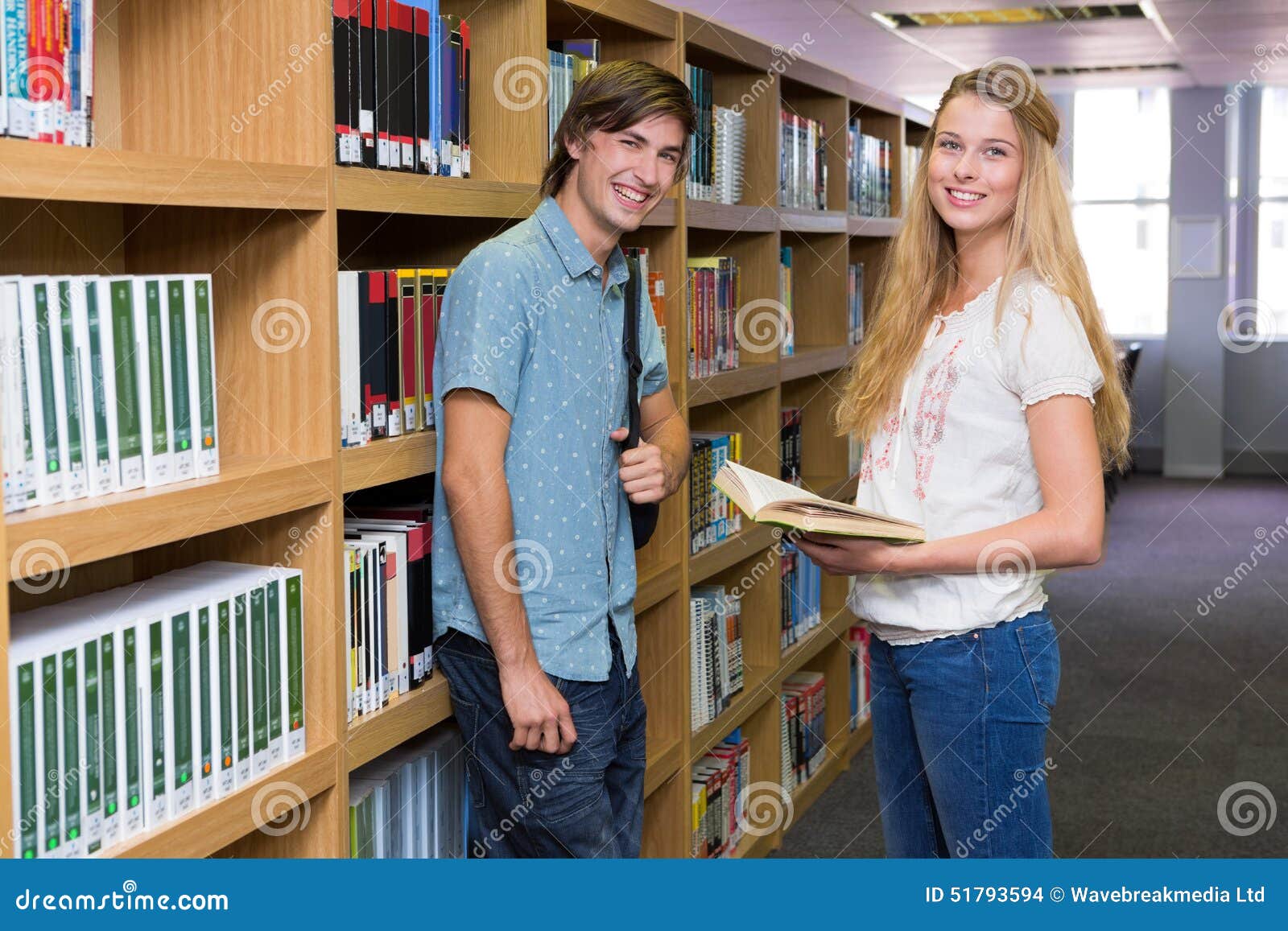 Students Discussing in the Library Stock Photo - Image of people, male ...
