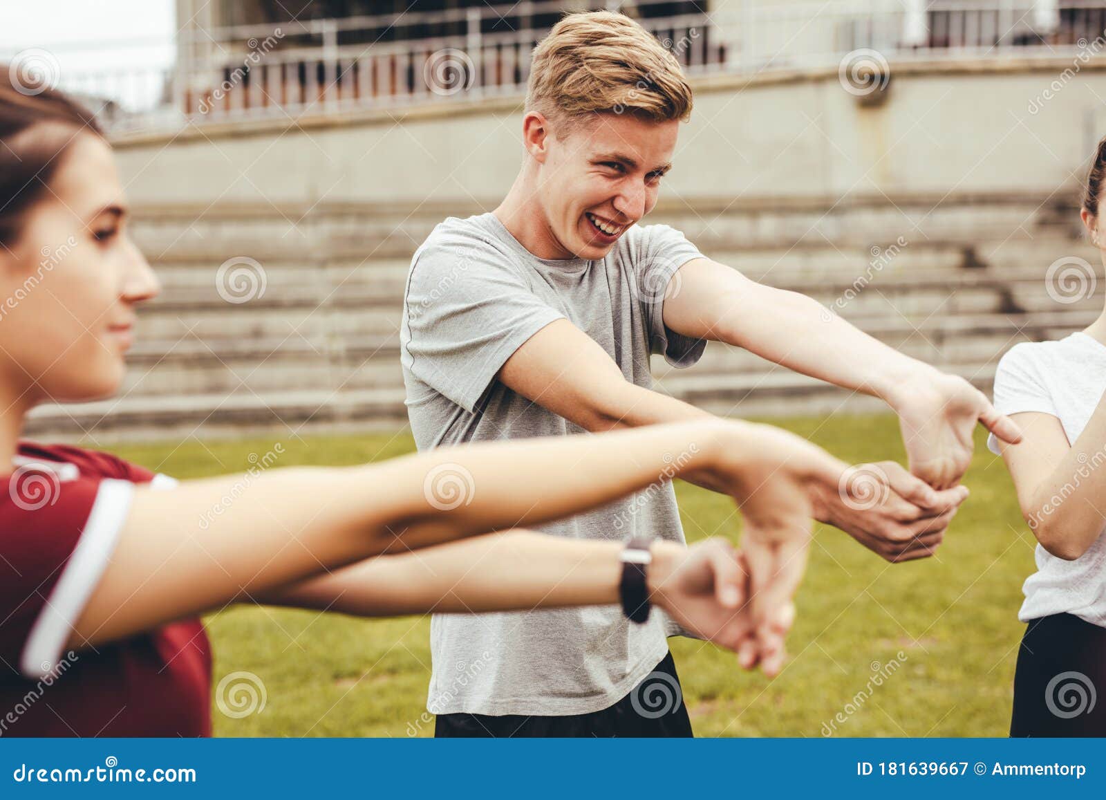 Students Doing Exercise at High School Stock Image - Image of class ...