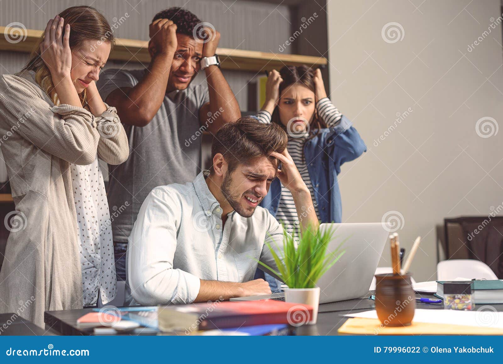 Upset College Student