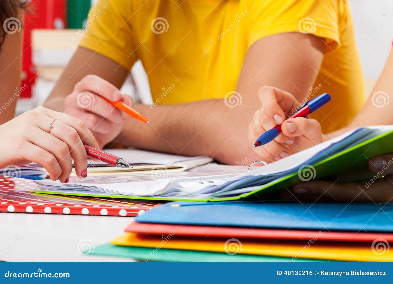Students doing homework stock photo. Image of sitting - 40139216
