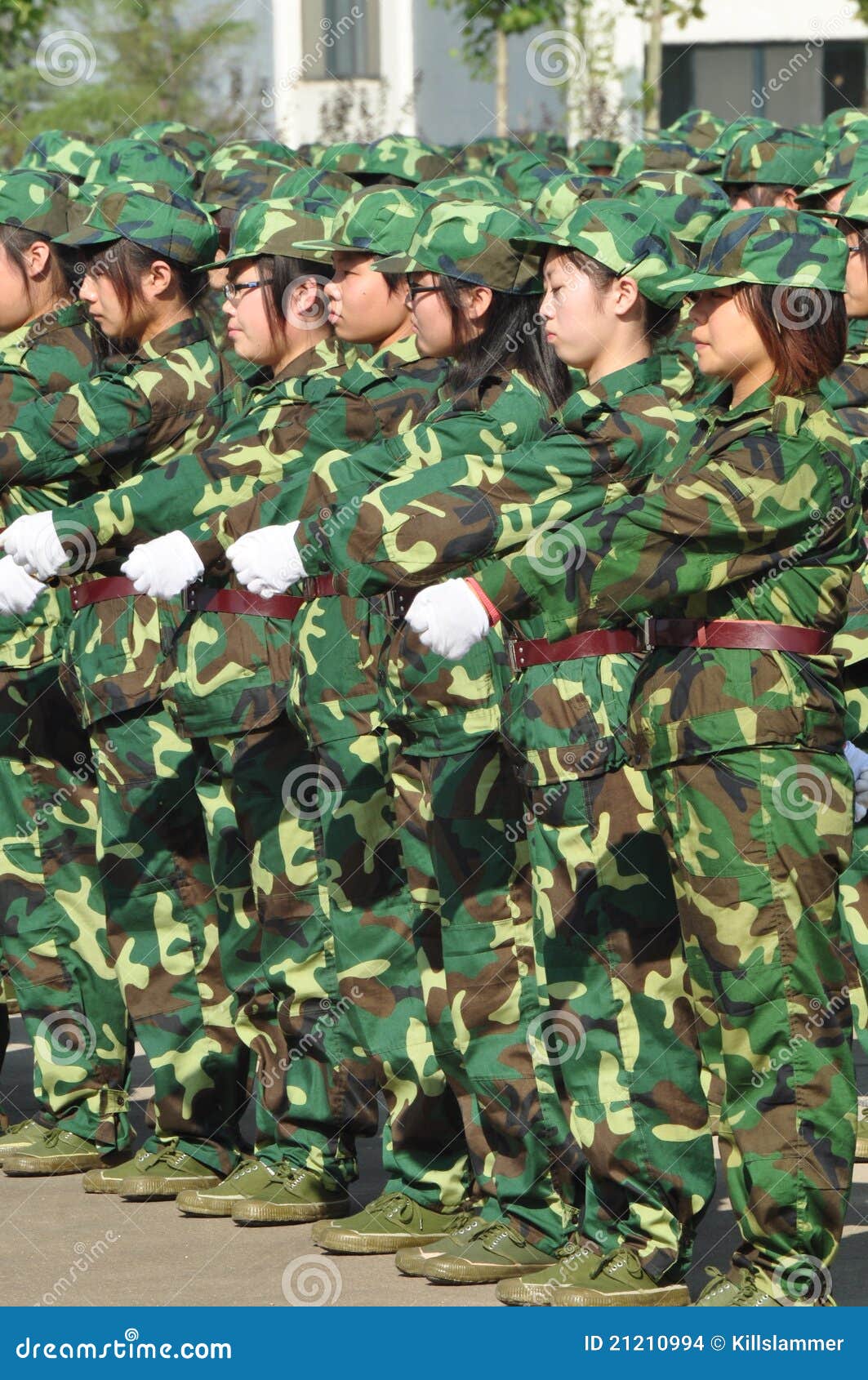 Students Doing Military Training Editorial Stock Image - Image of ...