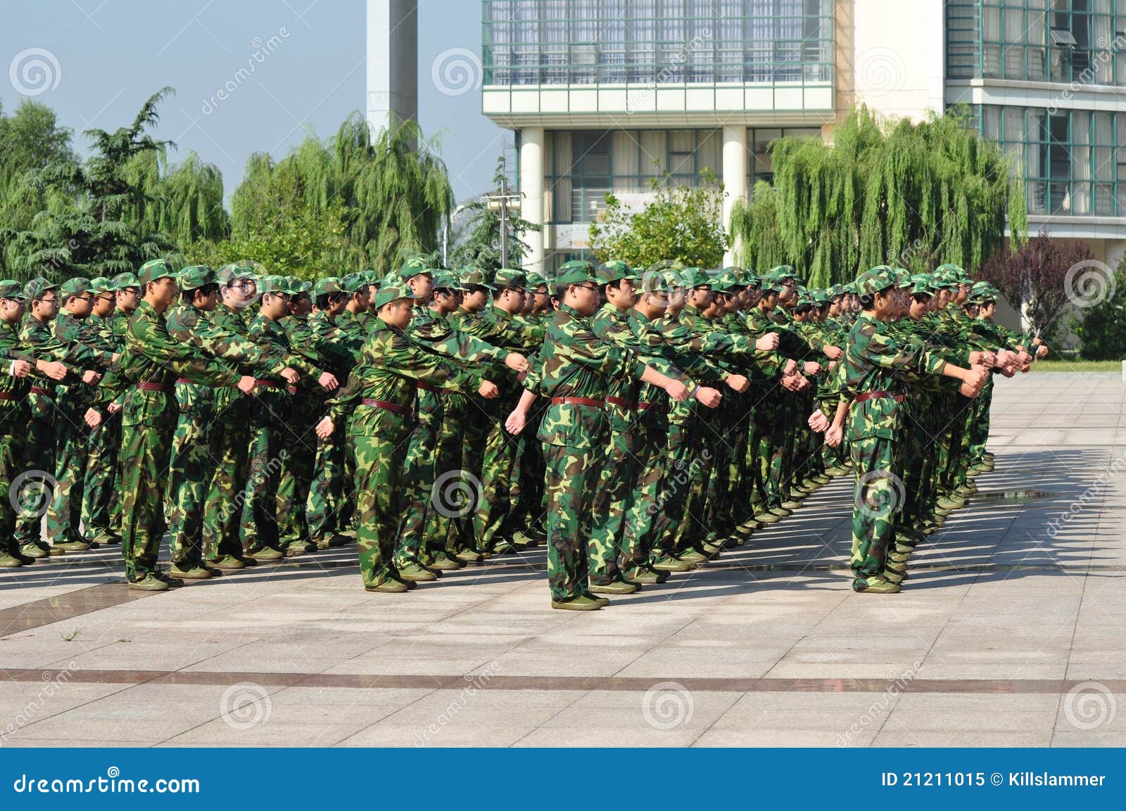 Students Doing Military Training Editorial Image - Image of people ...
