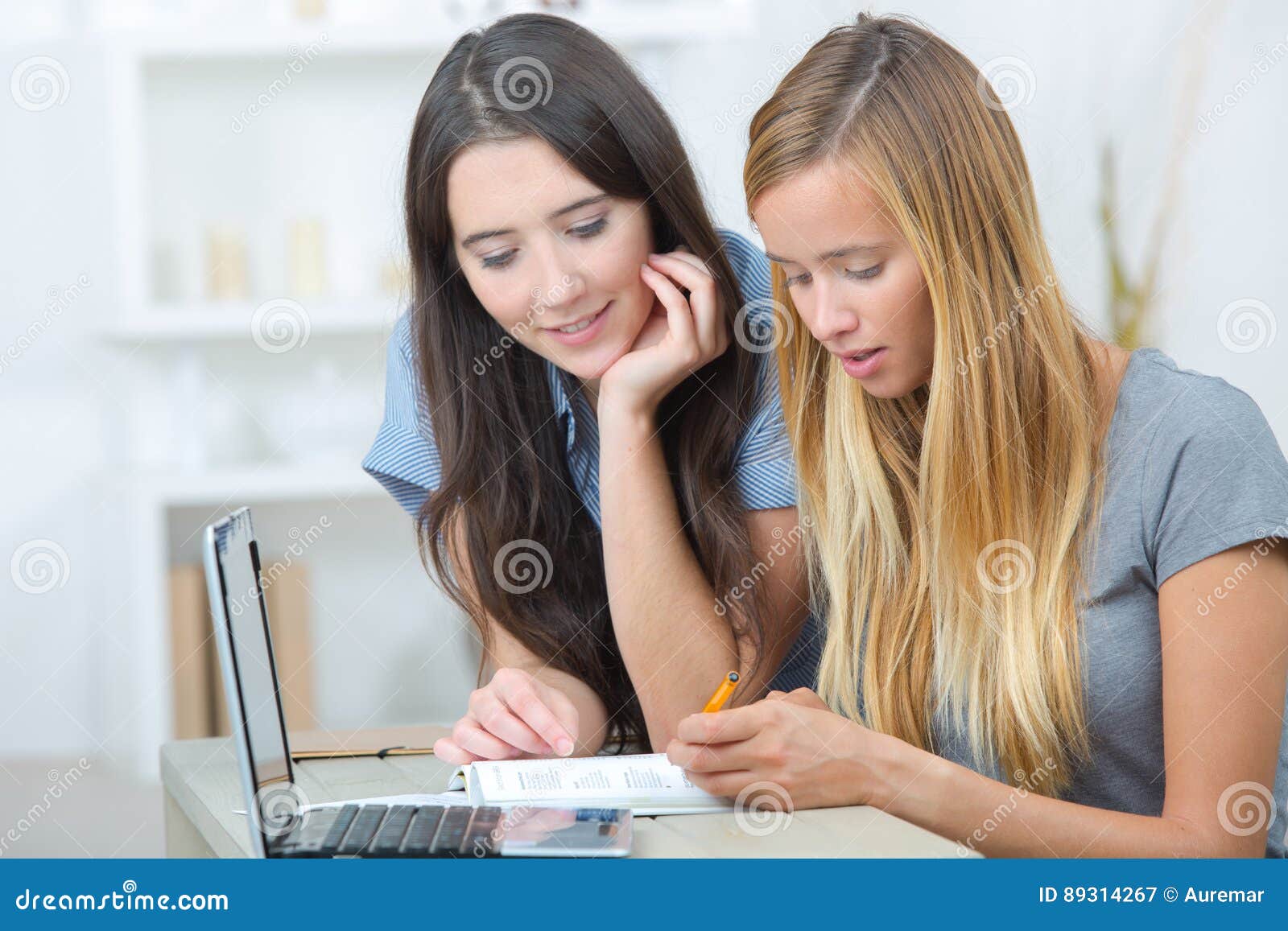 Students Doing Project Together Stock Image - Image of person, indoor ...