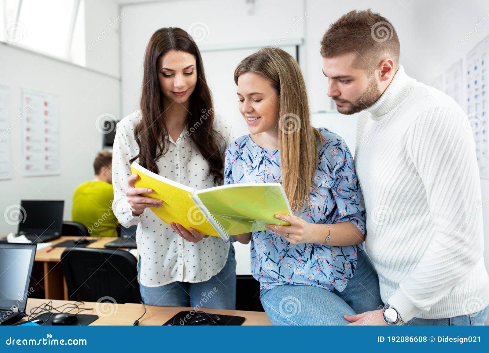 Students Doing Teamwork in the Classroom Stock Photo - Image of ...