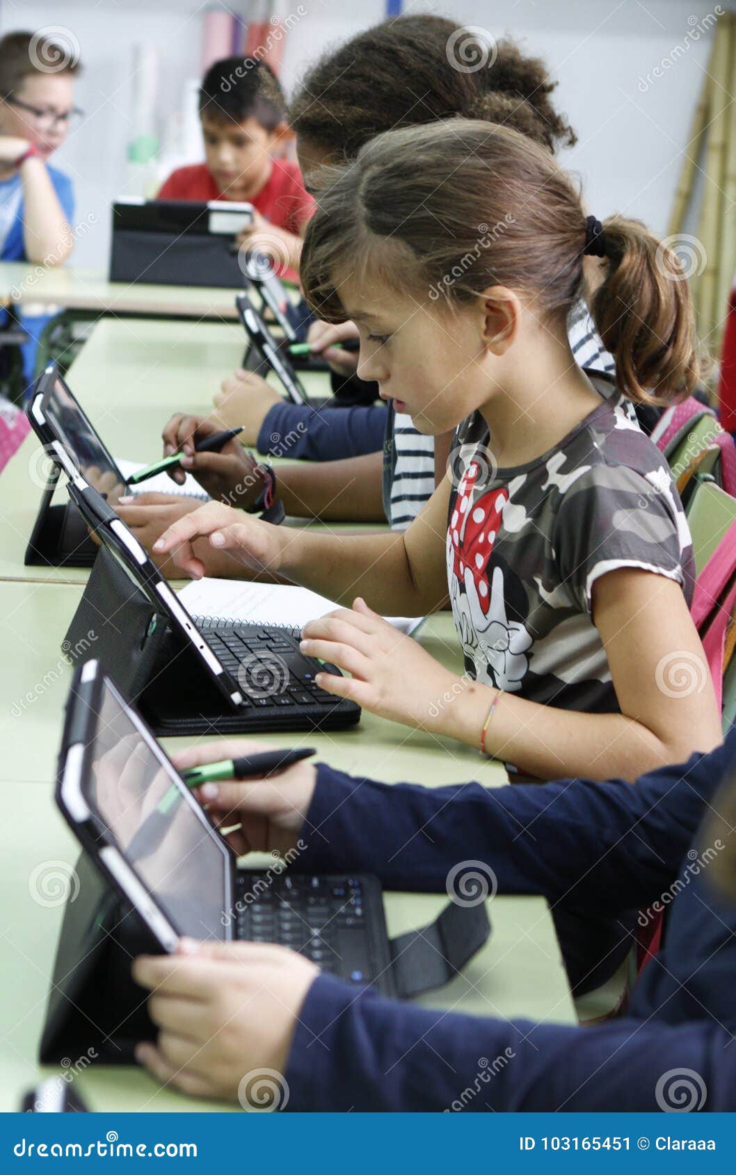 Students Learning the Dangers and the Good Uses of the Internet and ...