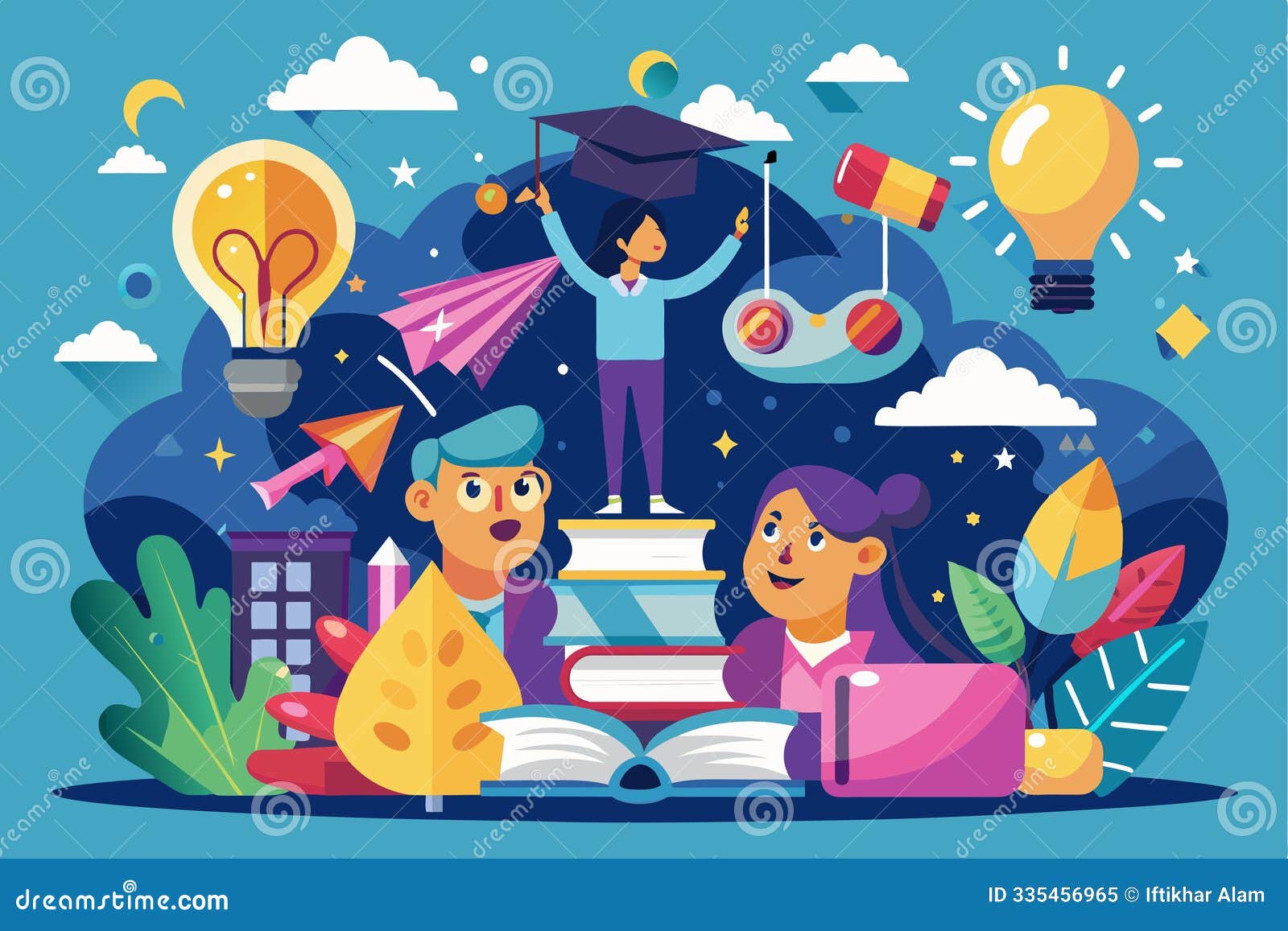 Students Enjoy a Creative Learning Experience Surrounded by Books ...