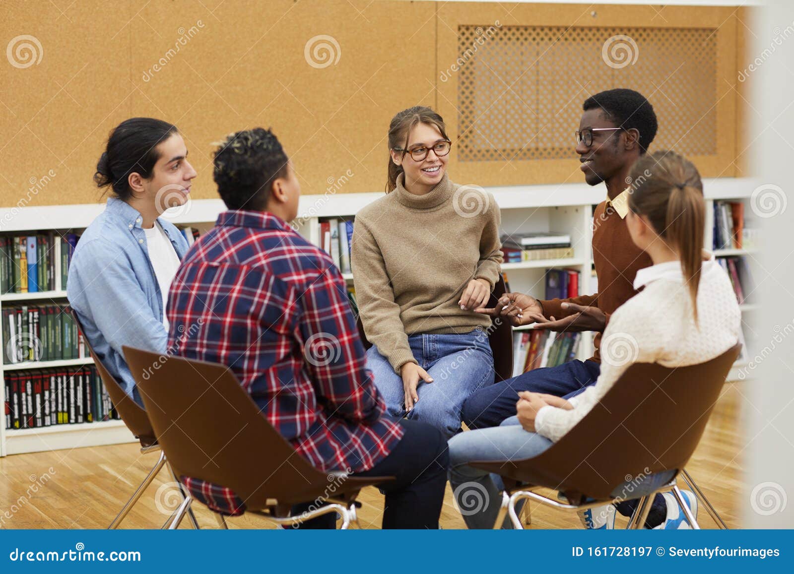 Students Enjoying Discussion Stock Image - Image of males, ethnicity ...