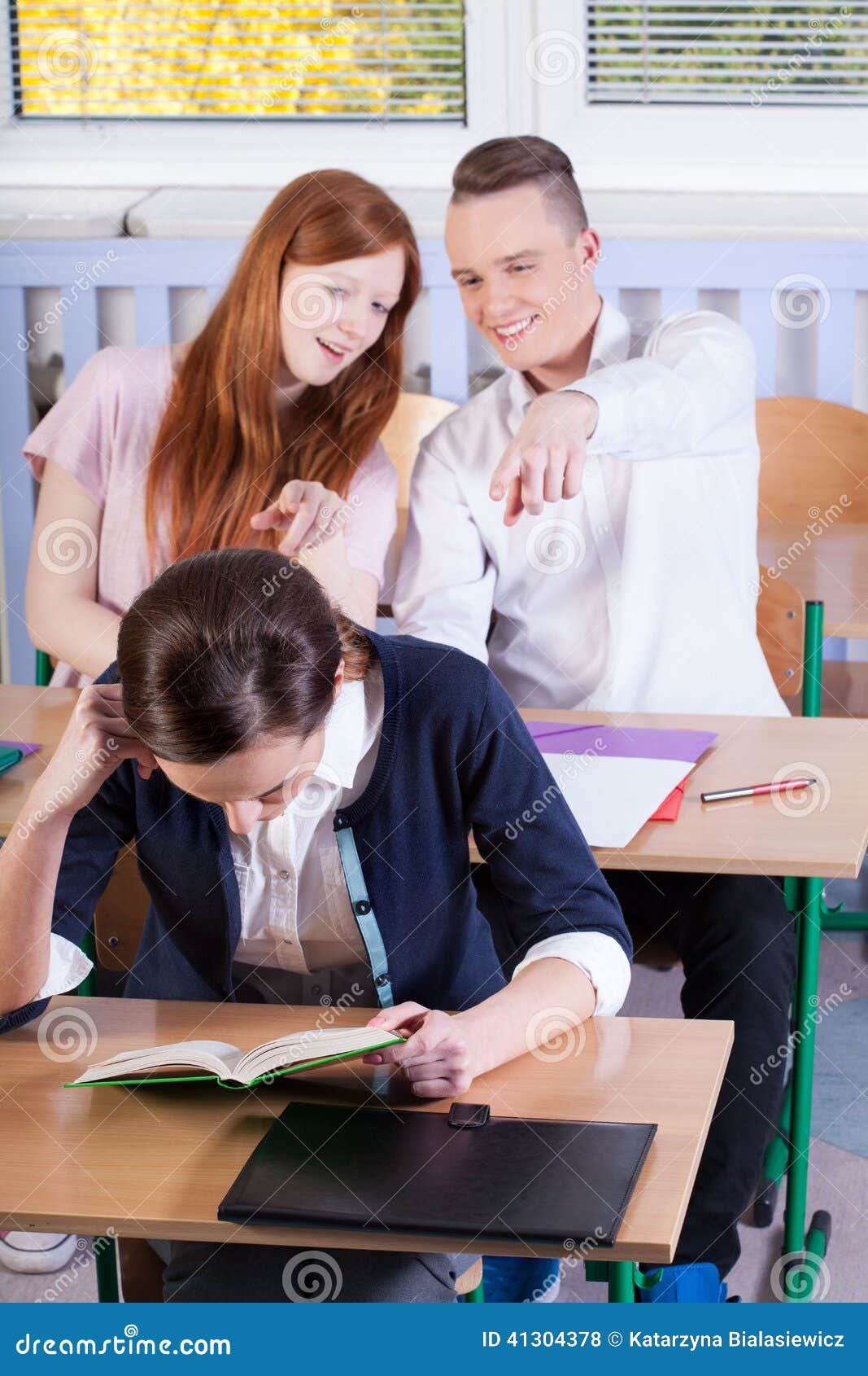 Students during exam stock photo. Image of frightened - 41304378