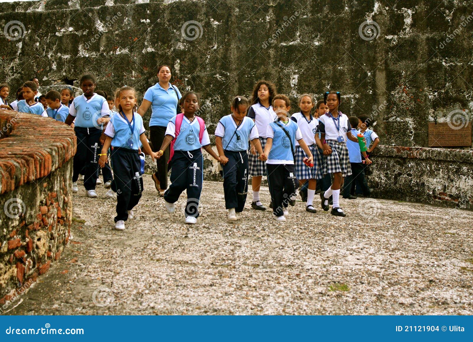 Students on Excursion, Cartagena, Colombia Editorial Stock Image ...