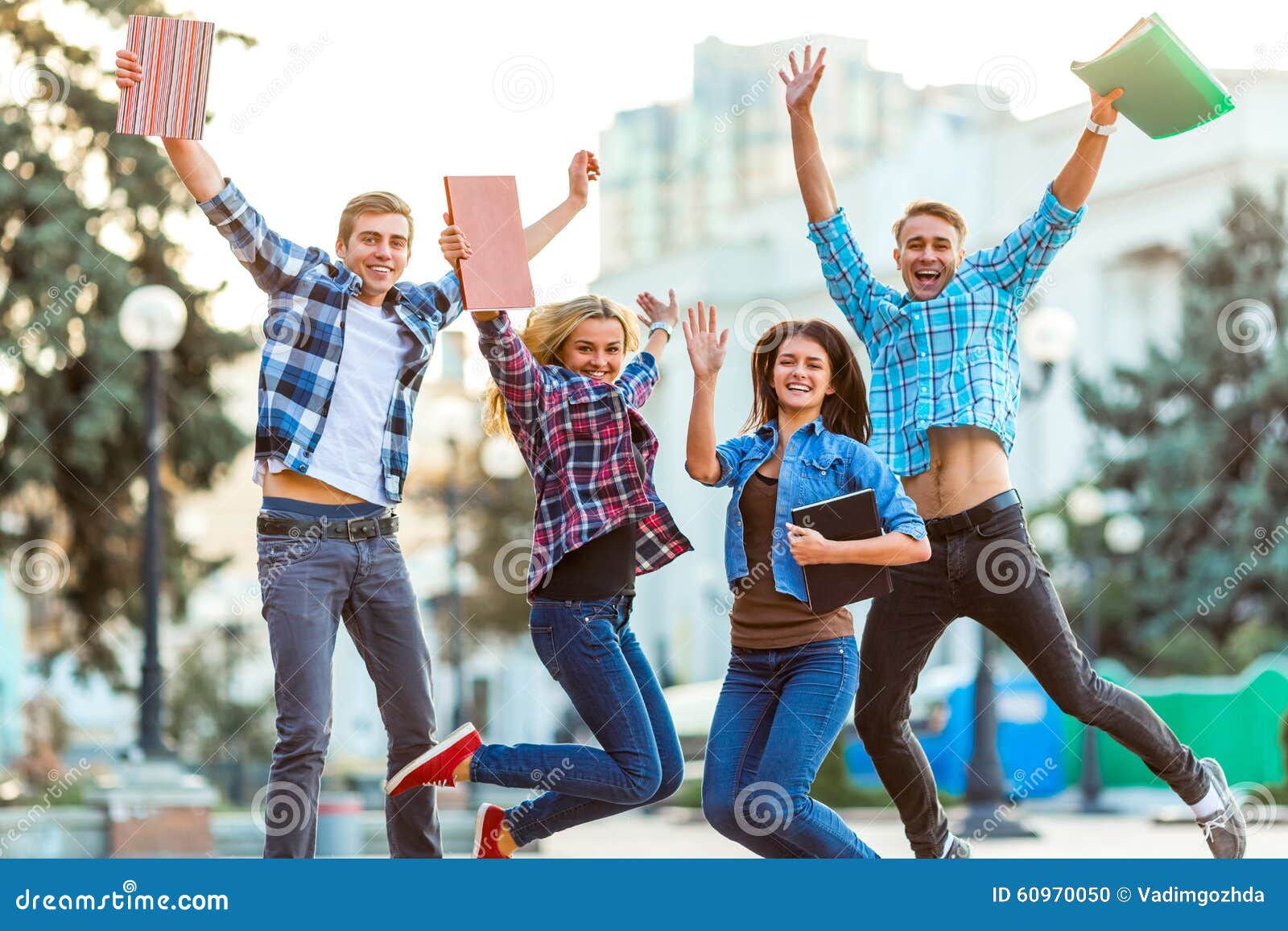 Students stock photo. Image of male, learn, casual, outdoors - 60970050