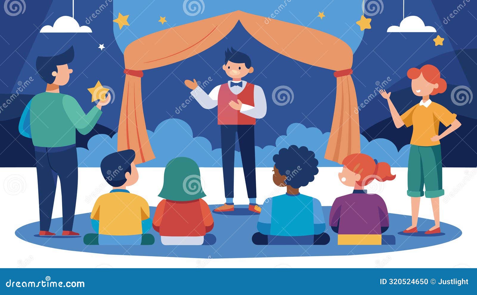 A Group Of Actors Portraying Influential Abolitionists Such As Harriet ...