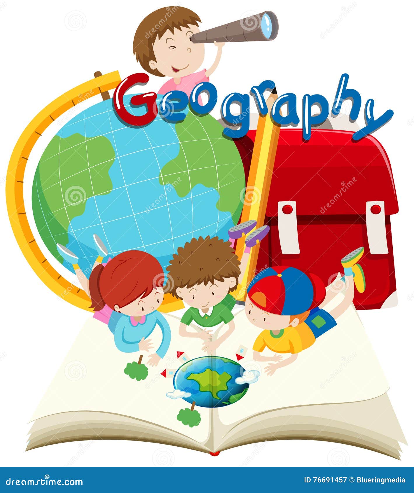 Geography Subject. Back To School Background. Education Banner. Stock ...