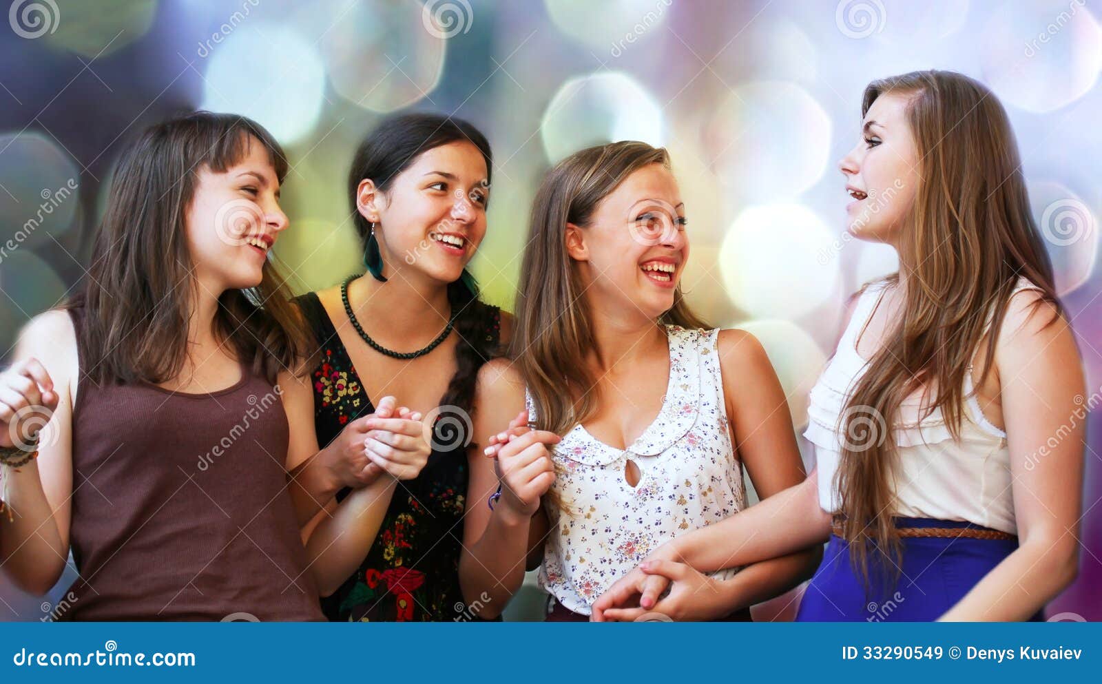 Students girls stock image. Image of female, colors, joyful - 33290549