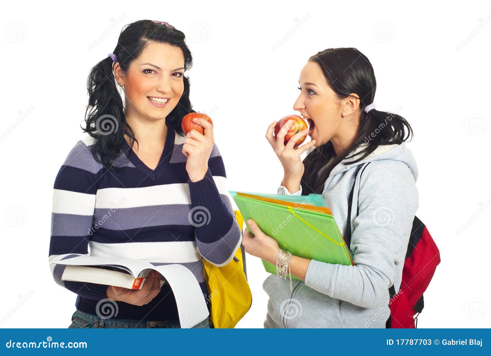 Students Girls in a School Break Stock Image - Image of lifestyle ...