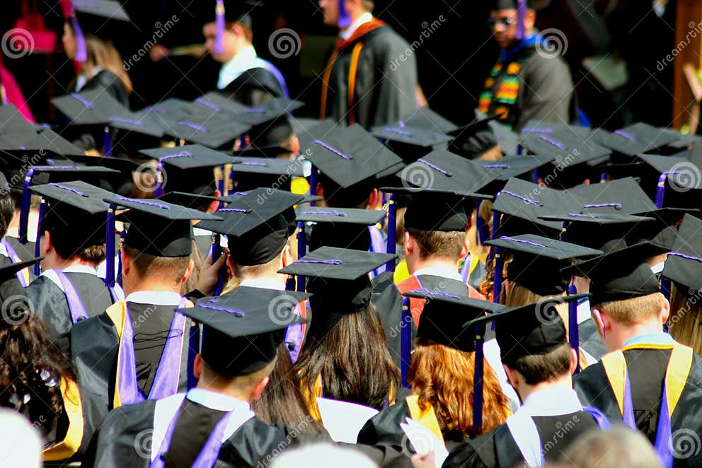 Students at graduation stock image. Image of business, afro - 968721