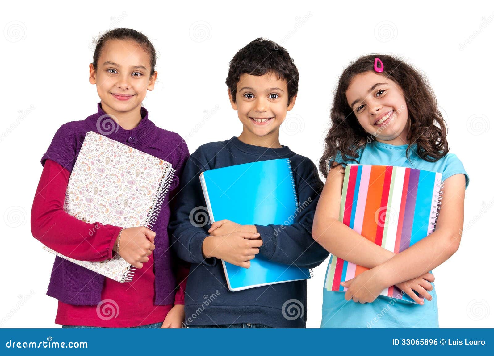 Students stock photo. Image of books, studio, portrait - 33065896