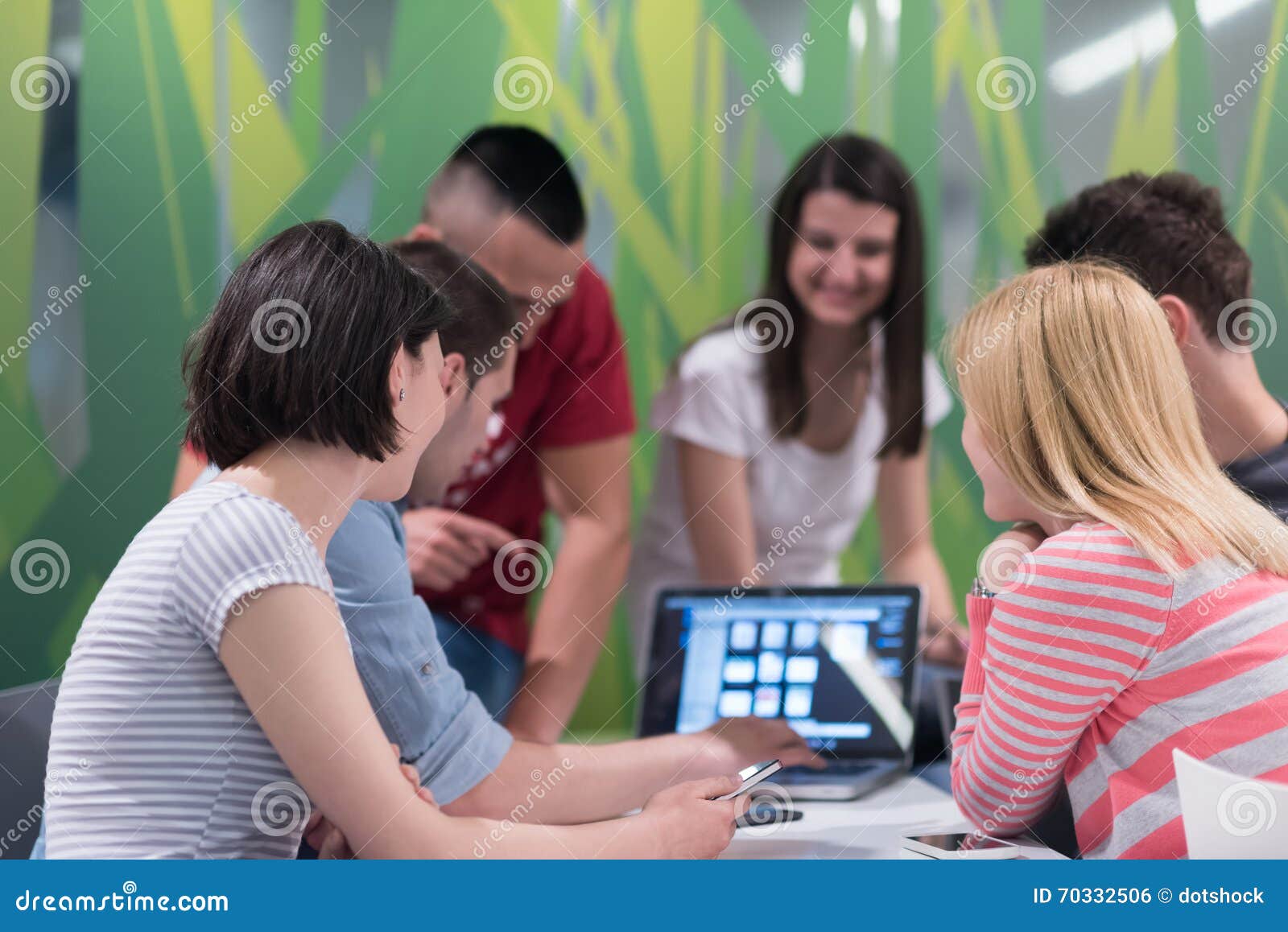 Students group study stock photo. Image of business, project - 70332506