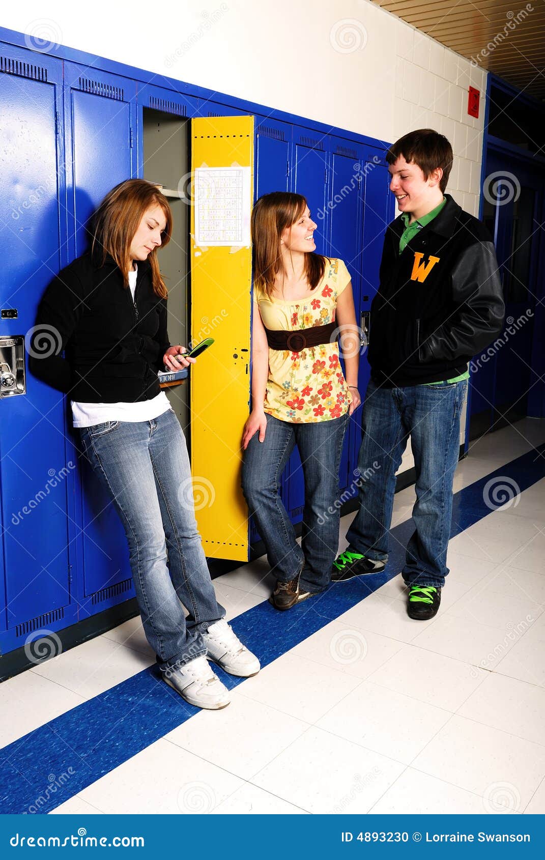 Students Hanging Out stock photo. Image of visit, pretty - 4893230