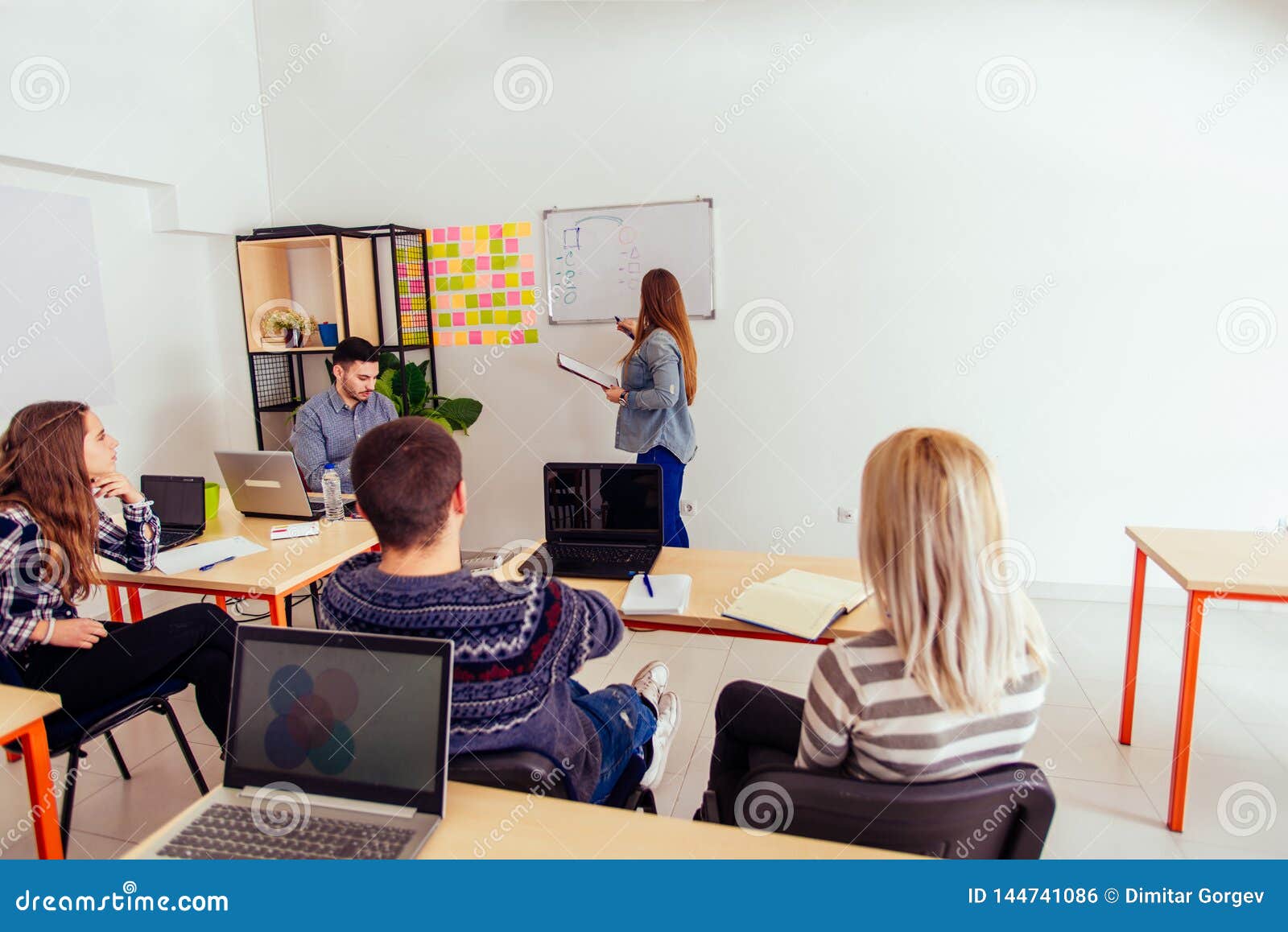 Students having a debate stock photo. Image of college - 144741086