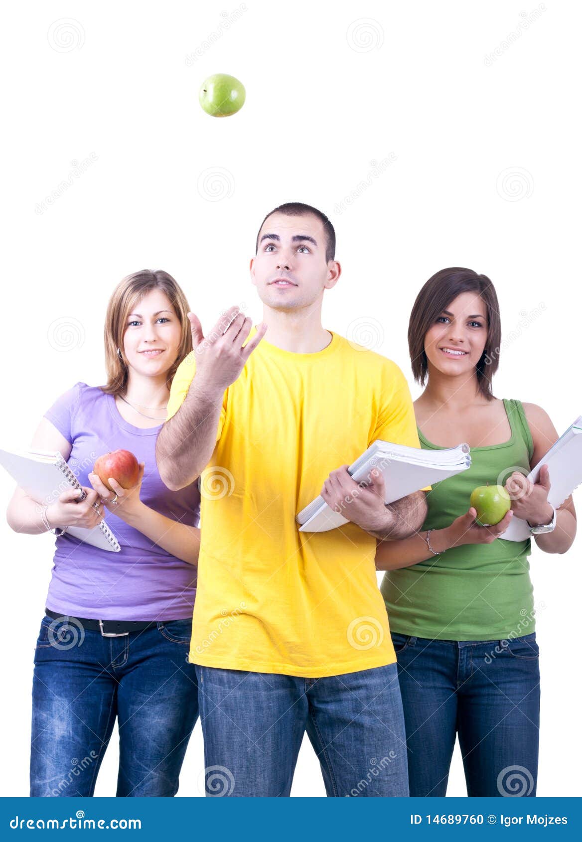 Students having fun stock photo. Image of college, person - 14689760