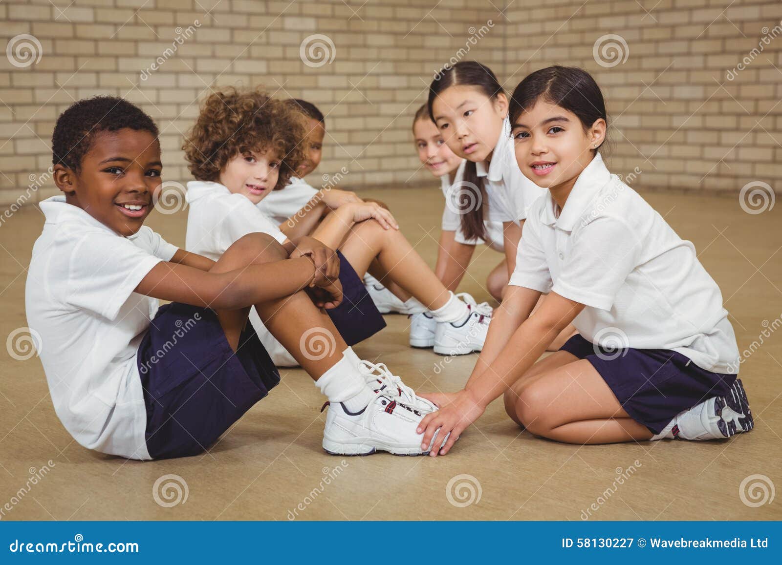 Students Helping Other Students Exercise Stock Image - Image of ...