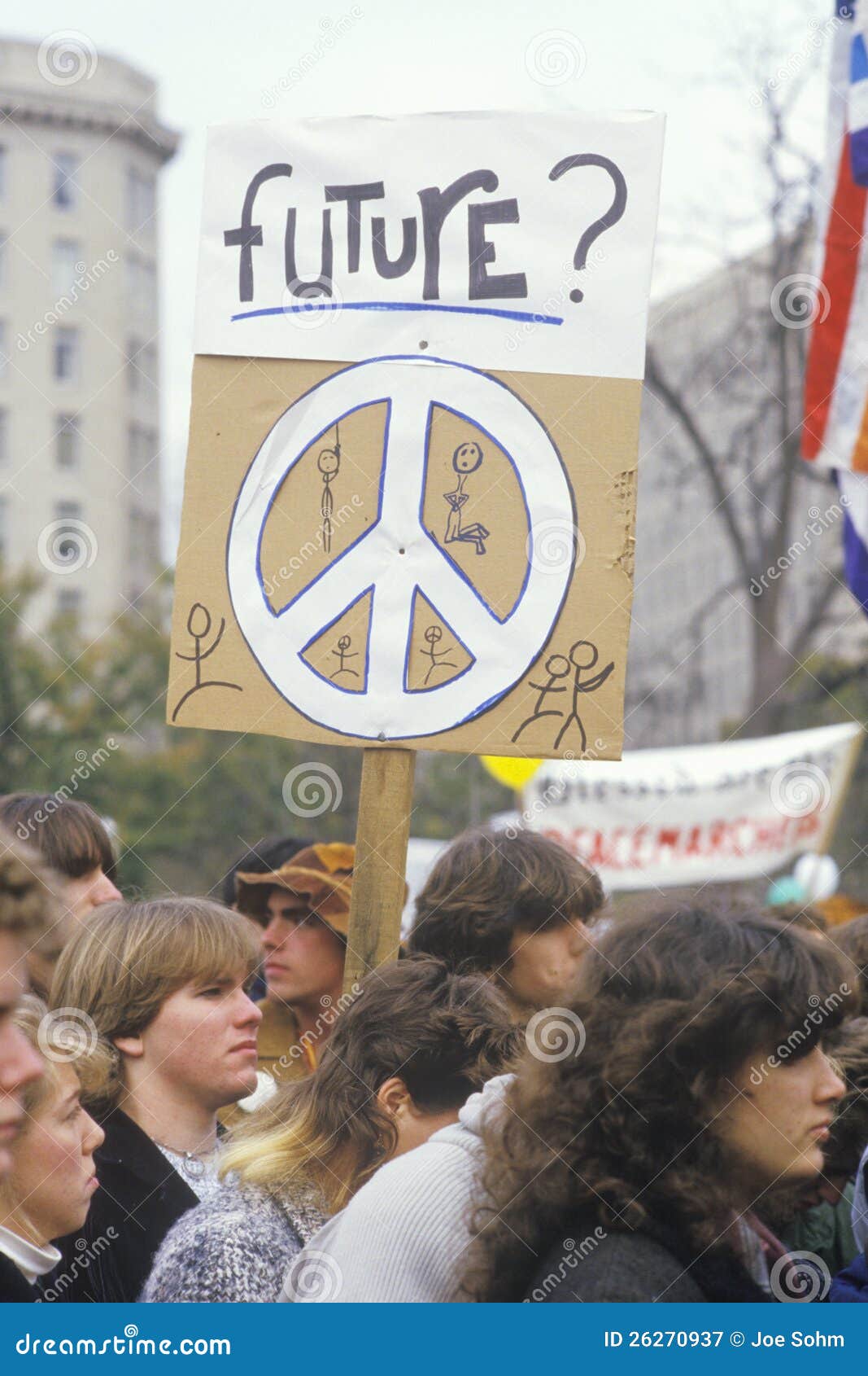 Students Holding Peace Sign at Rally Editorial Photography - Image of ...