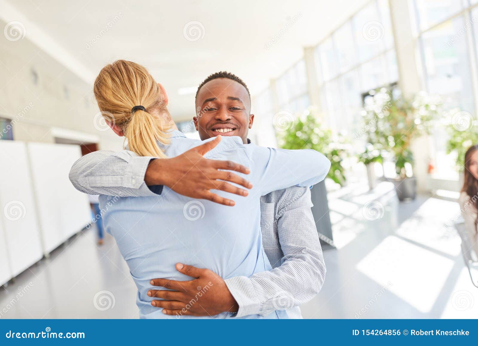 Students Hug Each Other after Diploma Completion Stock Photo - Image of ...
